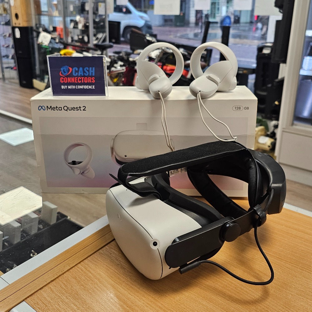 Pre-owned Meta Quest 2 VR Headset w/ Battery Pack - 128GB - Own4Less